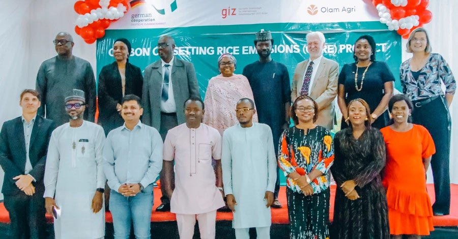 Launching Carbon Offsetting Rice Emissions Project with GIZ to Reduce ...